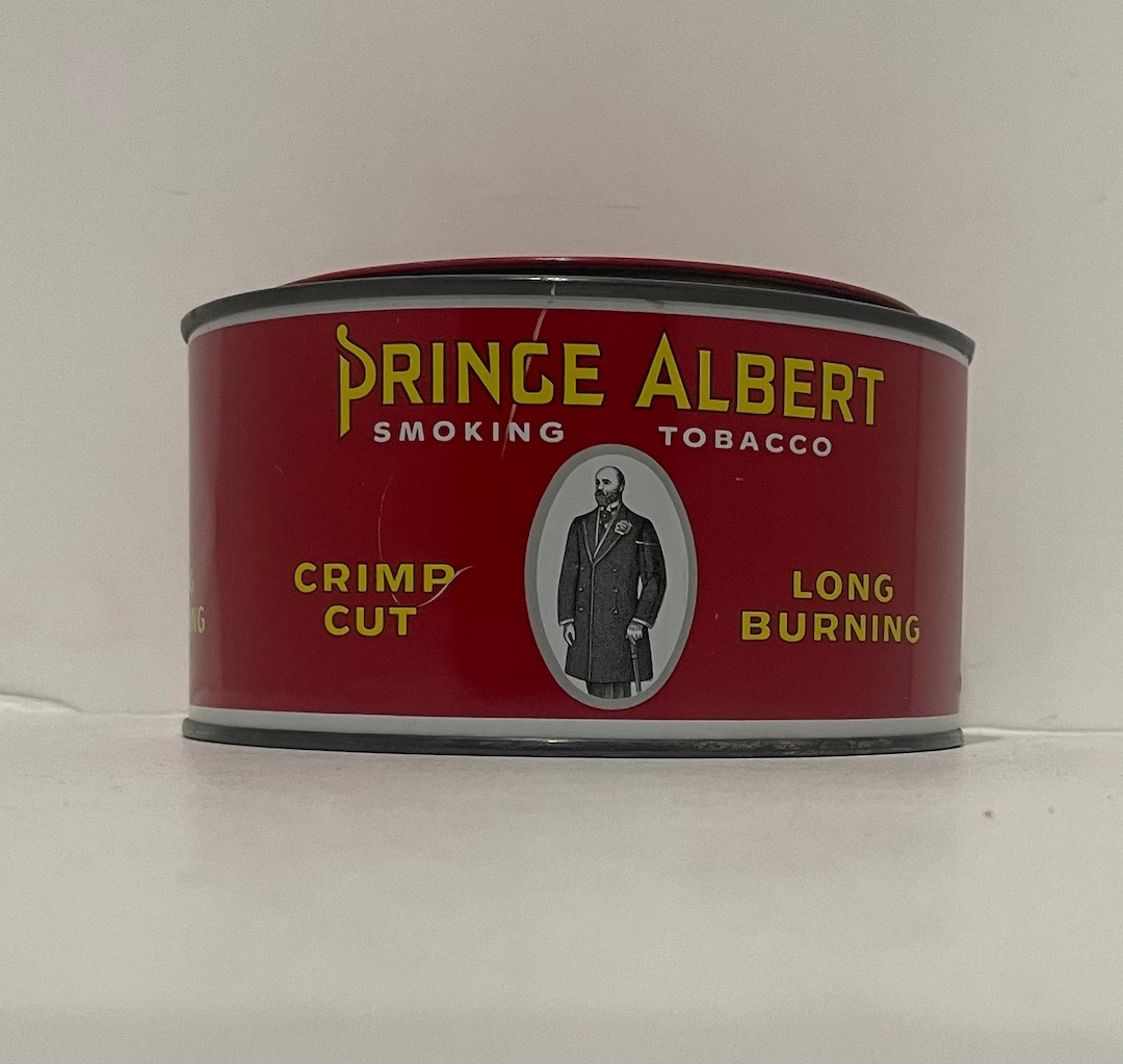 Vintage Prince Albert Smoking Tobacco Crimp Cut and Long Burning Tin - Etsy