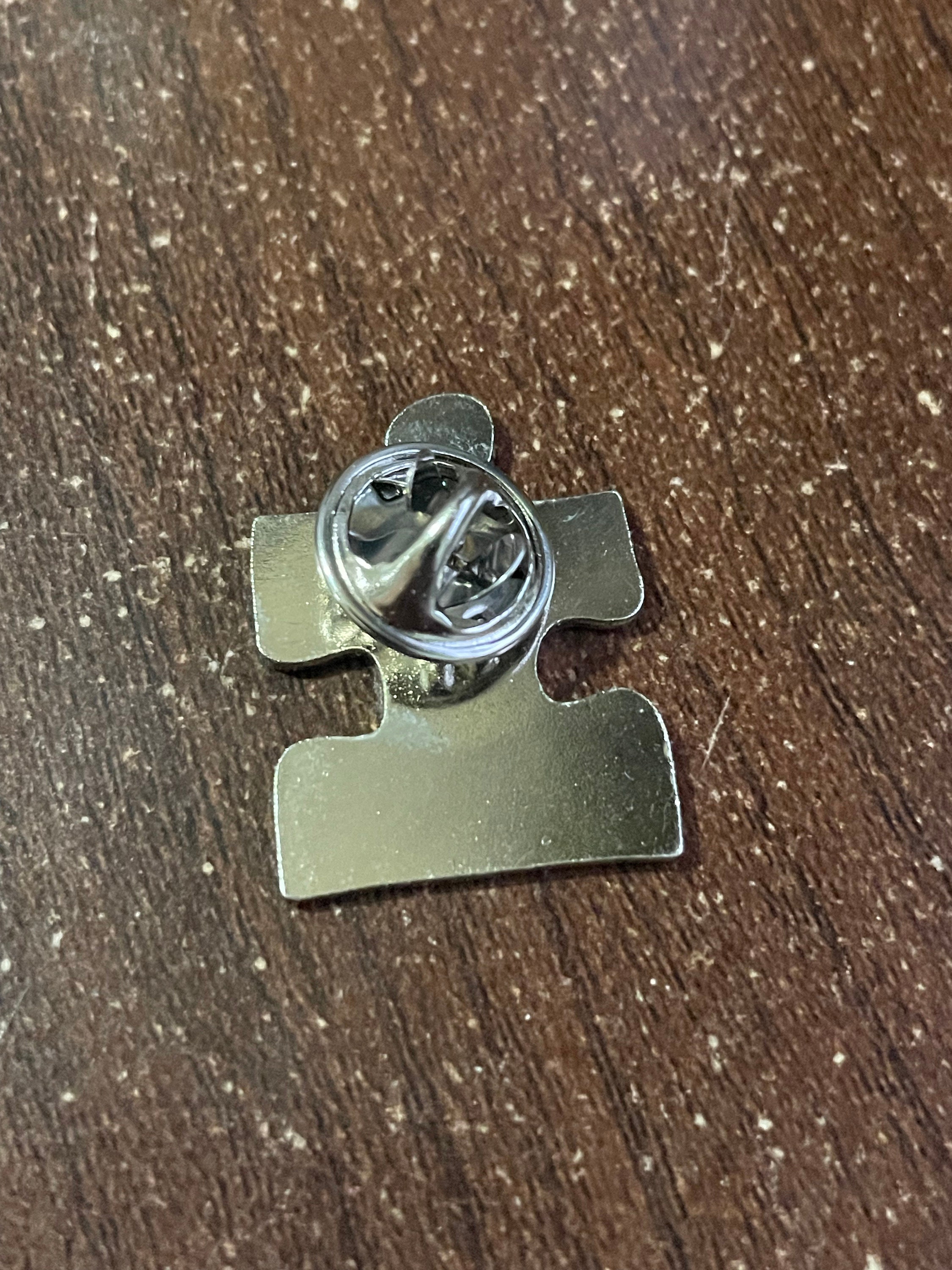 Autism Awareness Multi Color Puzzle Piece Enamel Lapel Pin - Etsy