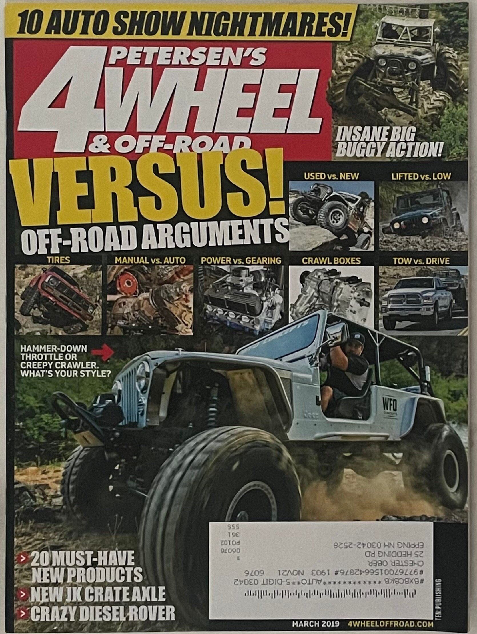 Petersen's 4-wheel & off Road Magazine March 2019 - Etsy