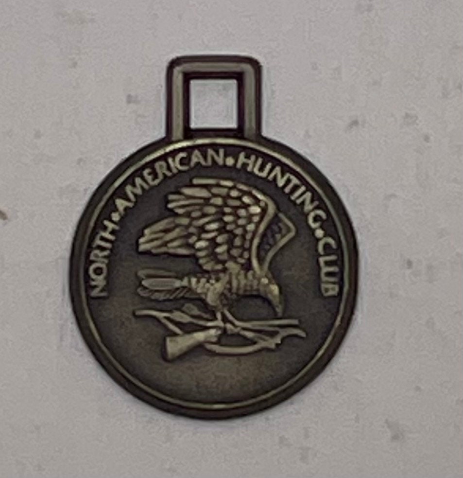 Vintage North American Hunting Club Key Chain Charm - Etsy