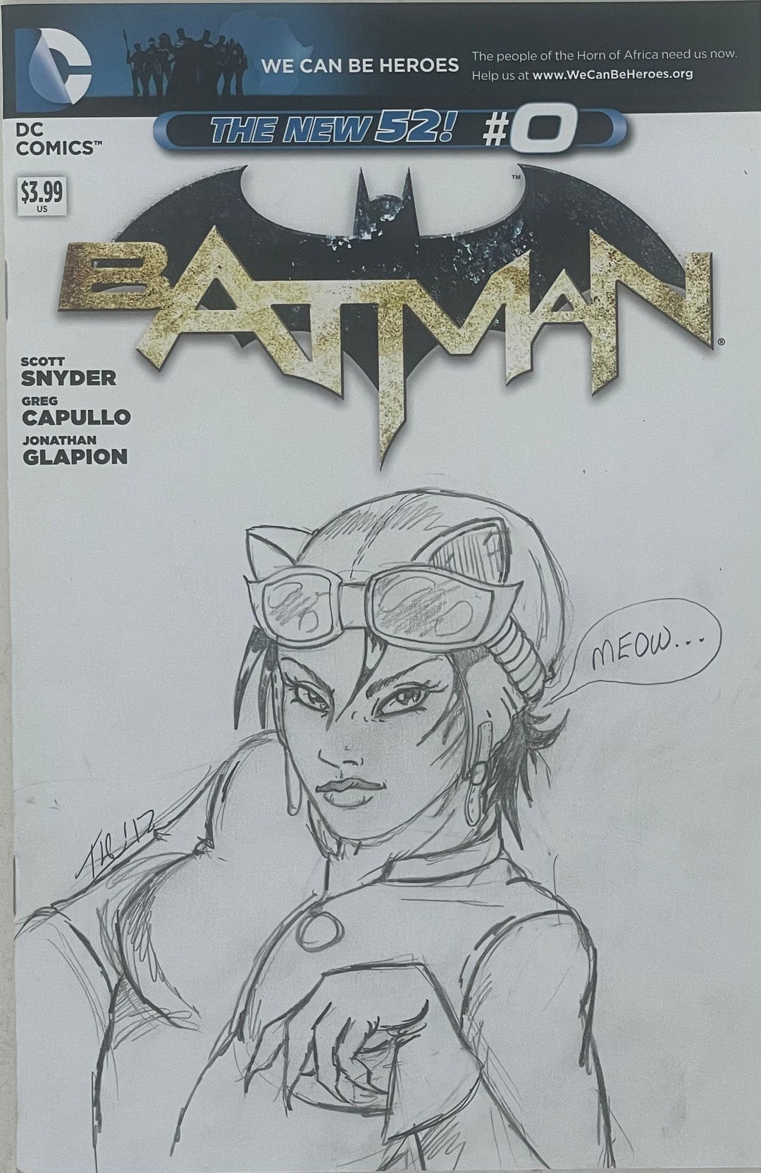 The New 52 Batman 0 DC Comics Pencil Sketch VF/NM - Etsy