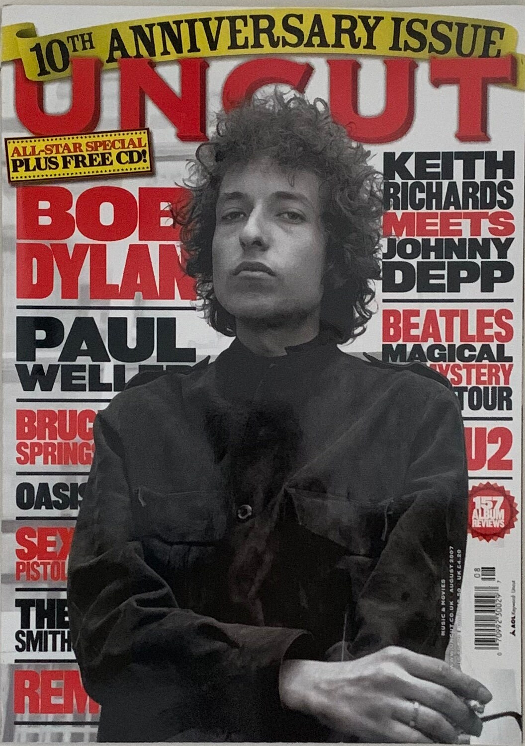 Uncut Magazine Bob Dylan 10th Anniversary August 2007 | Etsy