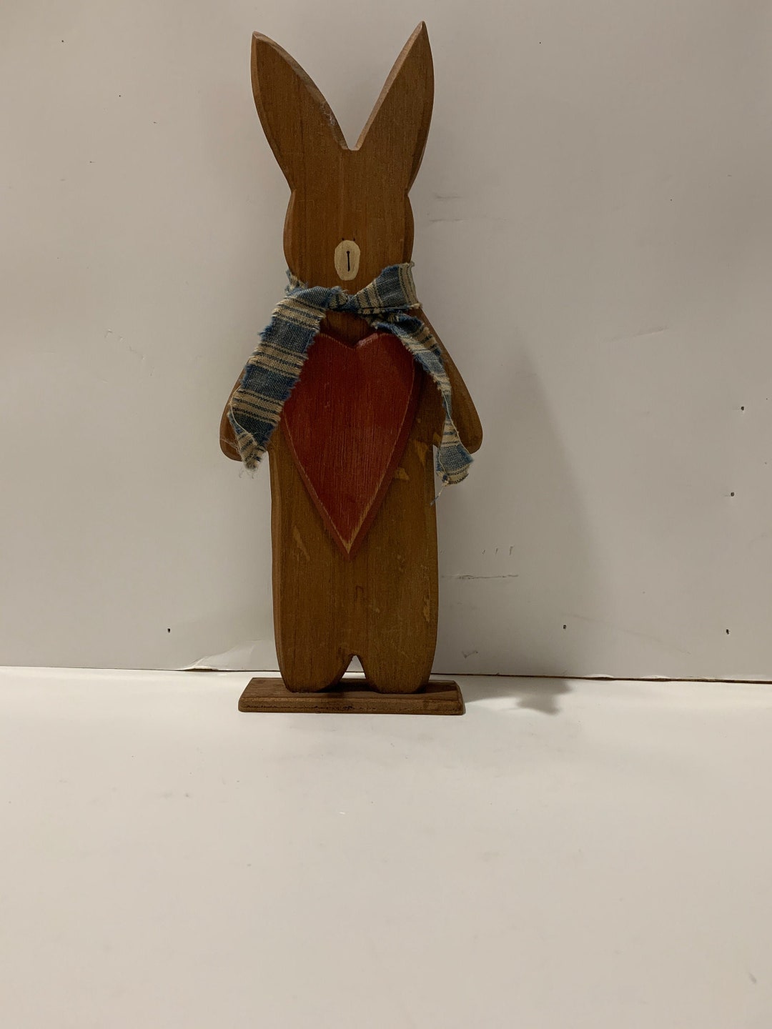 Wooden Easter Bunny Decoration - Etsy Singapore