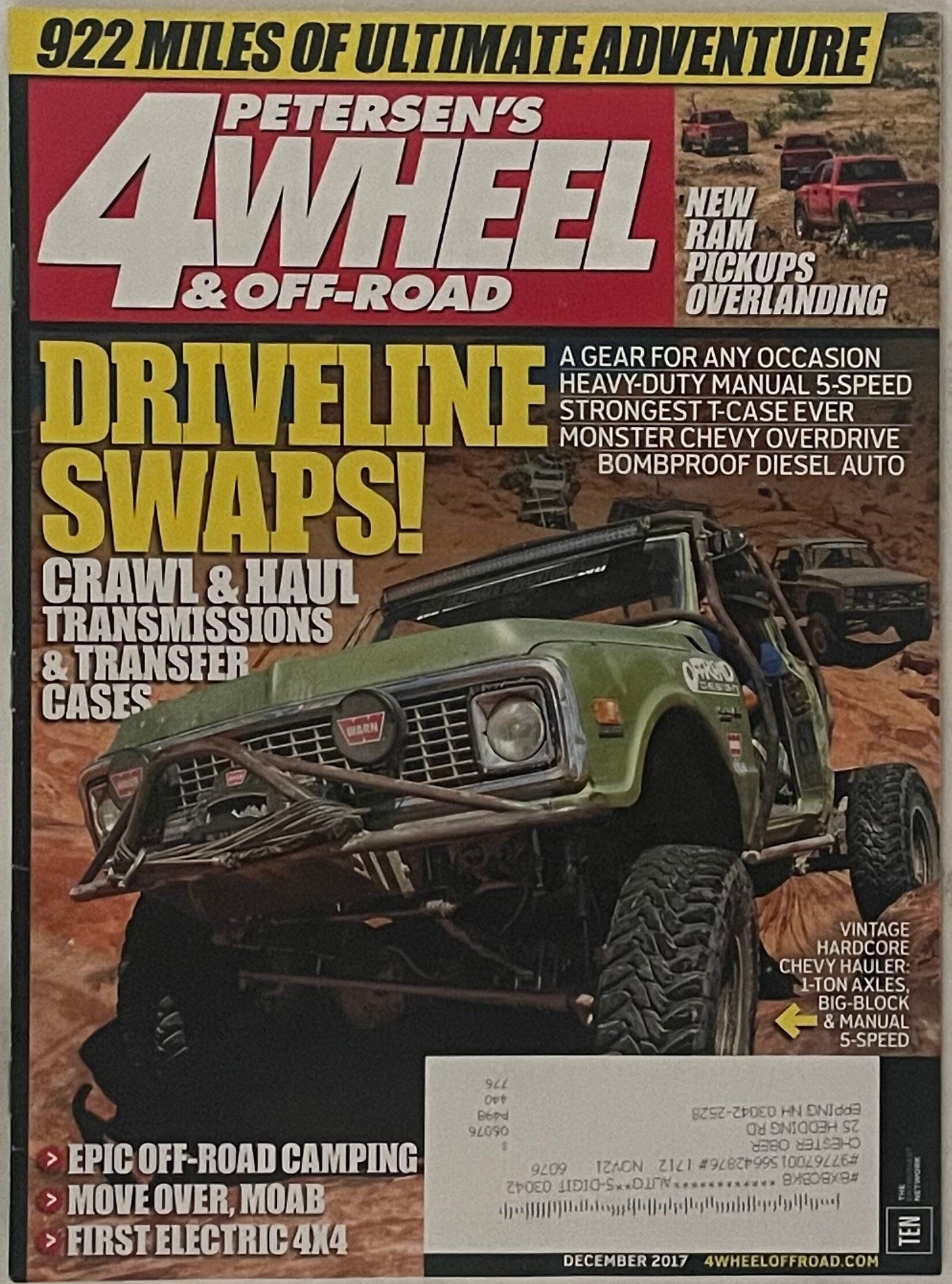 Petersen's 4-wheel & off Road Magazine December 2017 - Etsy