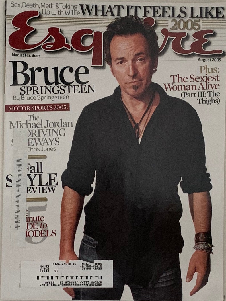 Esquire Magazine Bruce Springsteen August 2005 - Etsy