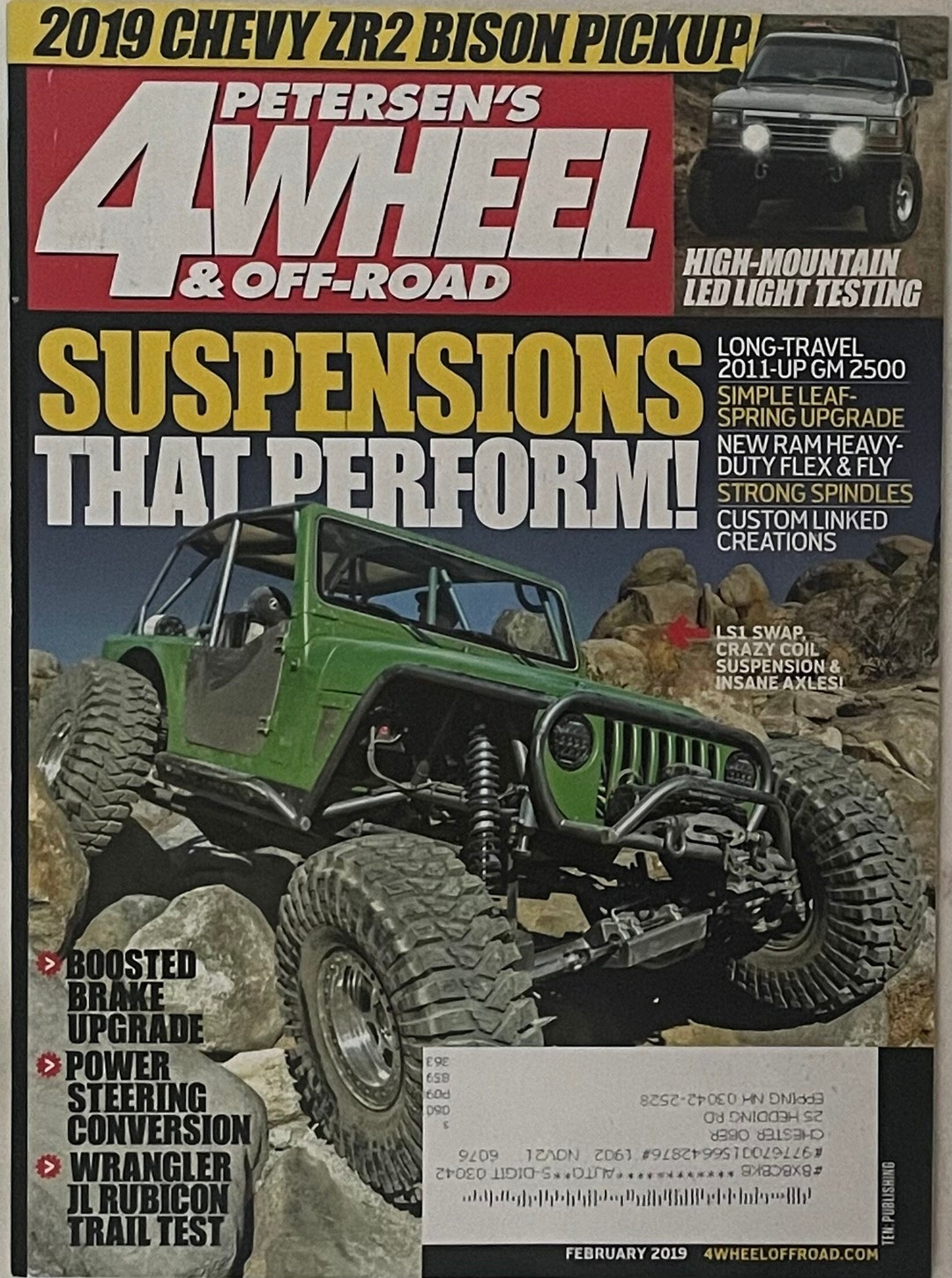 Petersen's 4-wheel & off Road Magazine February 2019 - Etsy
