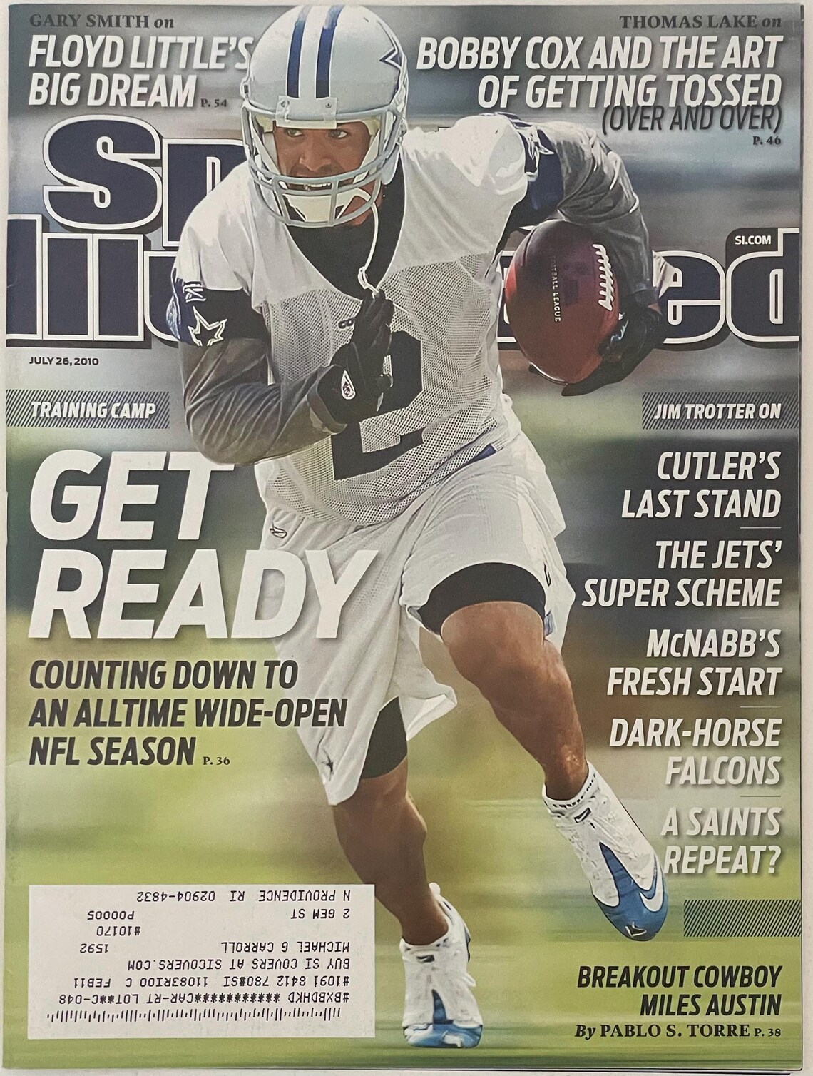 Sports Illustrated Magazine July 26, 2010 Get Ready Dallas Cowboys ...