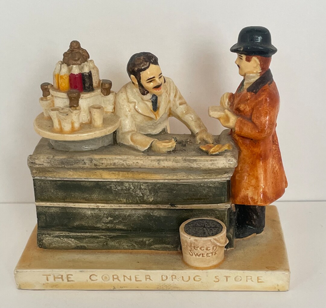 Vintage Sebastian the Corner Drug Store Miniature Figure 1949 - Etsy