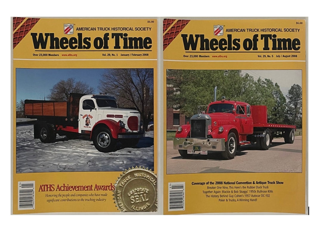 Old Time Trucks, Wheel of Time, Double Clutch Magazines 8pcs - Etsy