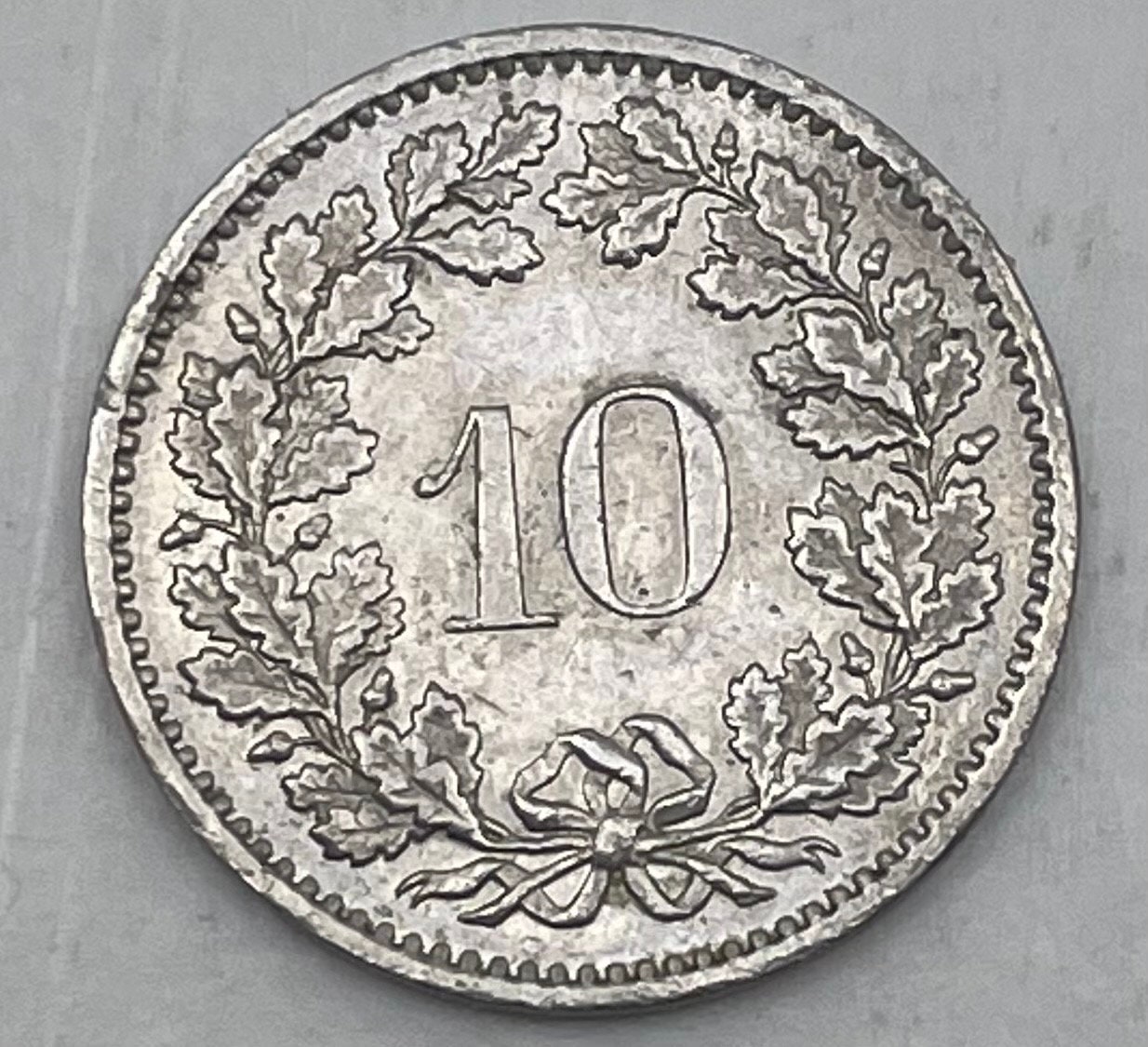 1980 Switzerland Confoederatio Helvetica 10 Rappen Coin - Etsy