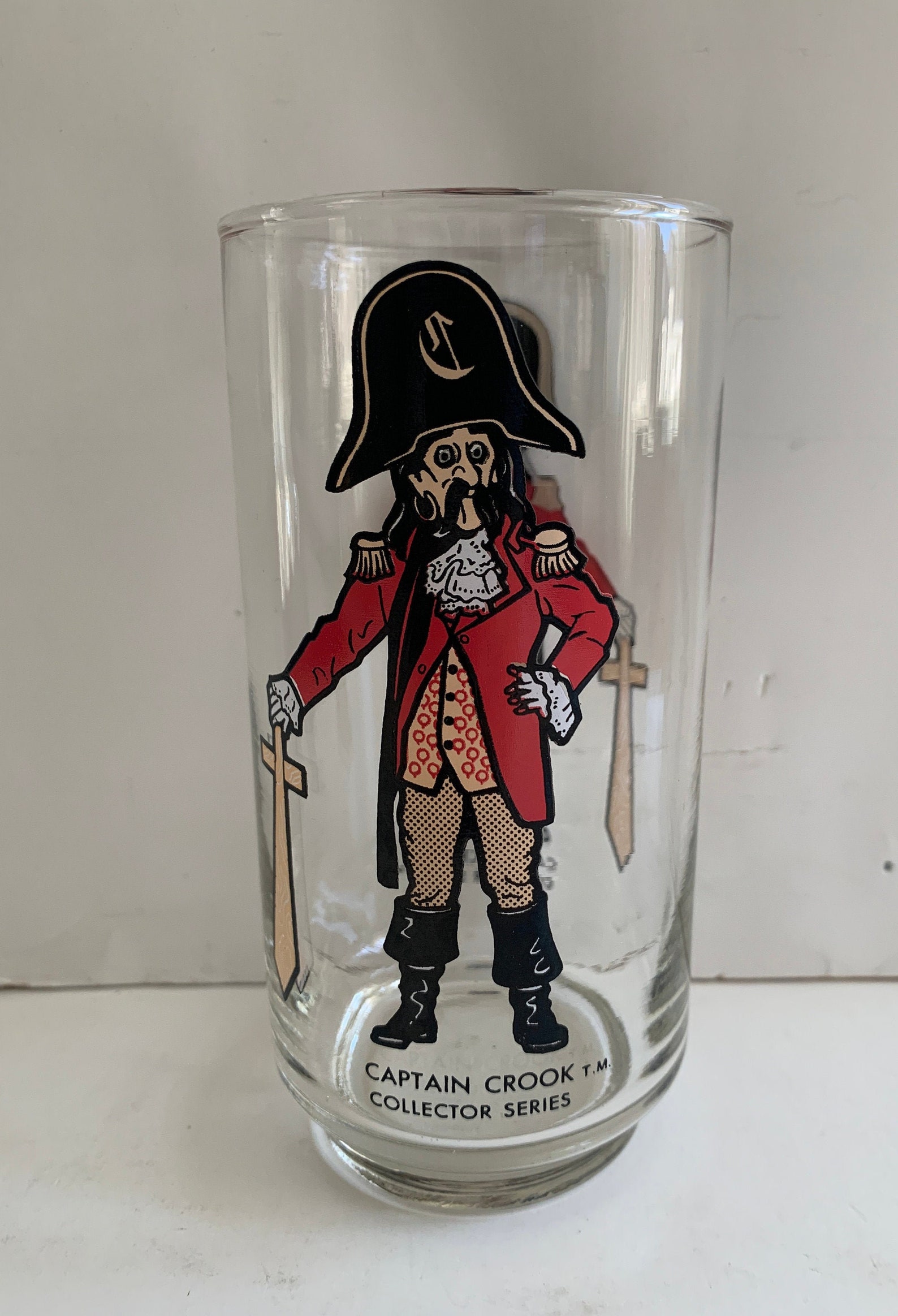 Vintage 1977 Mcdonald's Captain Crook Collector Series Drinking Glass ...