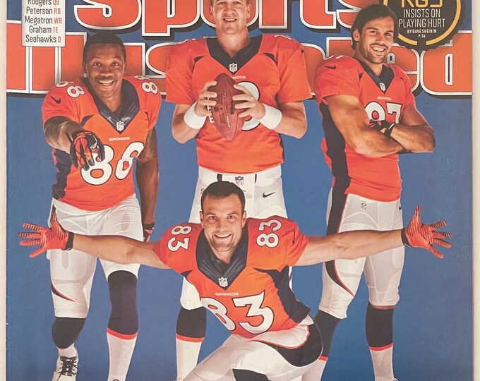 Sports Illustrated Magazine August 12, 2013 Denver Broncos Peyton ...