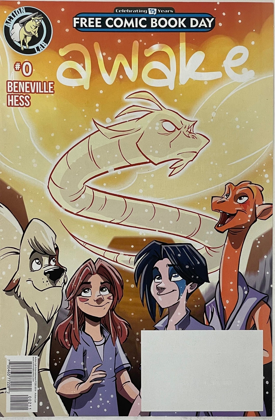 Awake #0 2016 Comic Book- Modern Age- Action Lab Comics VF/NM (4) - Etsy