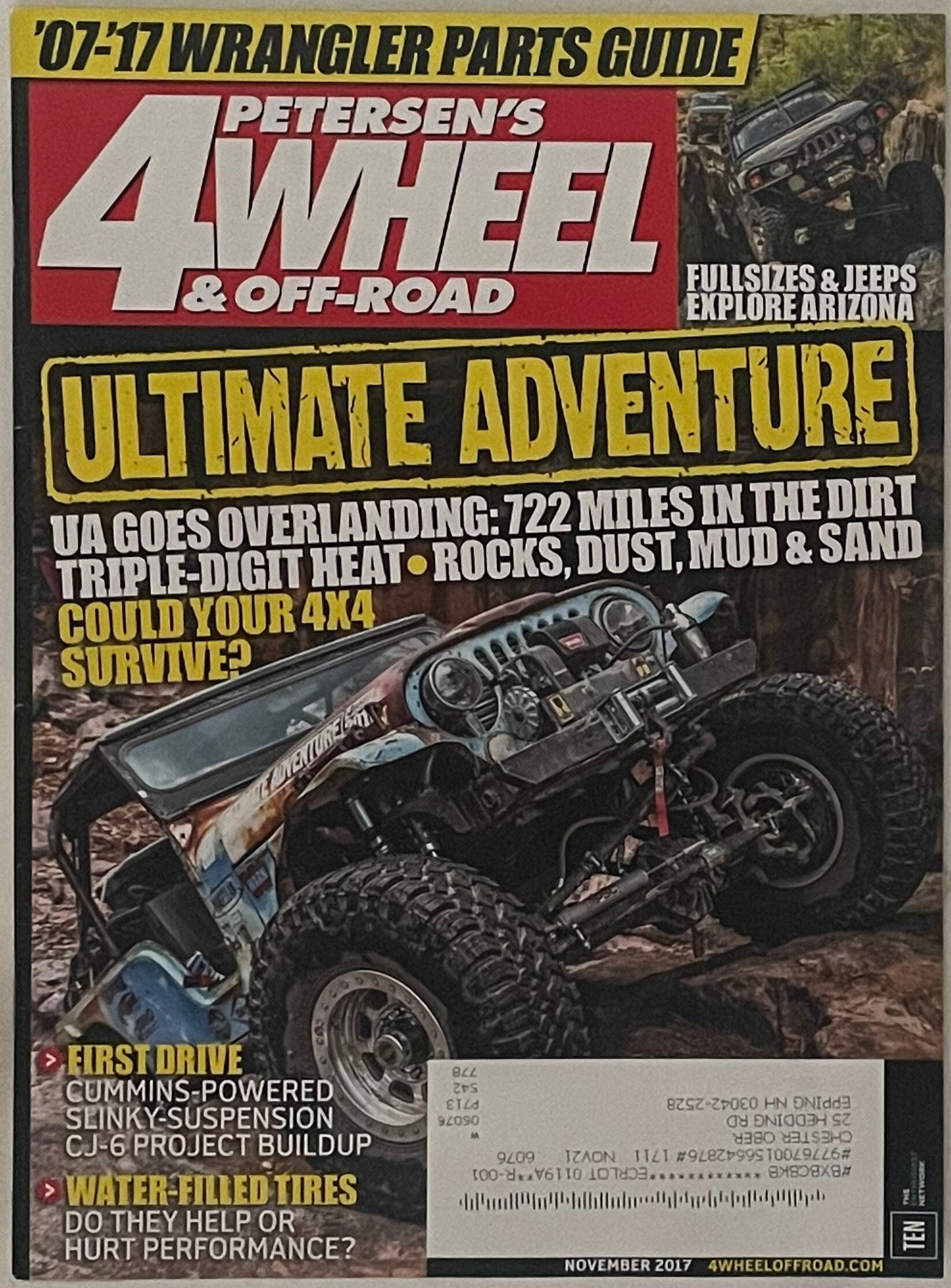 Petersen's 4-wheel & off Road Magazine November 2017 - Etsy