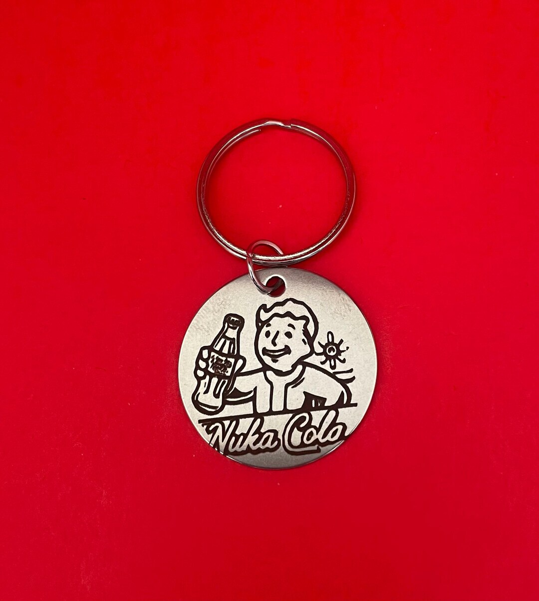 Fallout Inspired Nuke Cola Vault Boy Keychain - Etsy