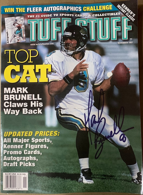 Tuff Stuff Magazine November 1997 Jacksonville Jaguars Mark - Etsy