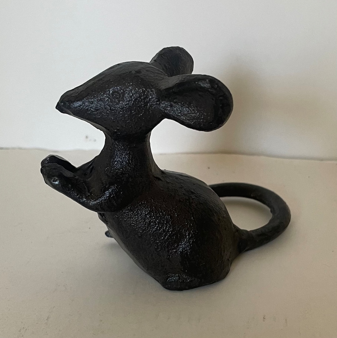 Antique Vintage Style Cast Iron Mouse - Etsy