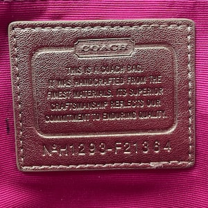 Coach F21364 Peyton Tattersall Large Pocket Cream Plaid Coated Canvas ...