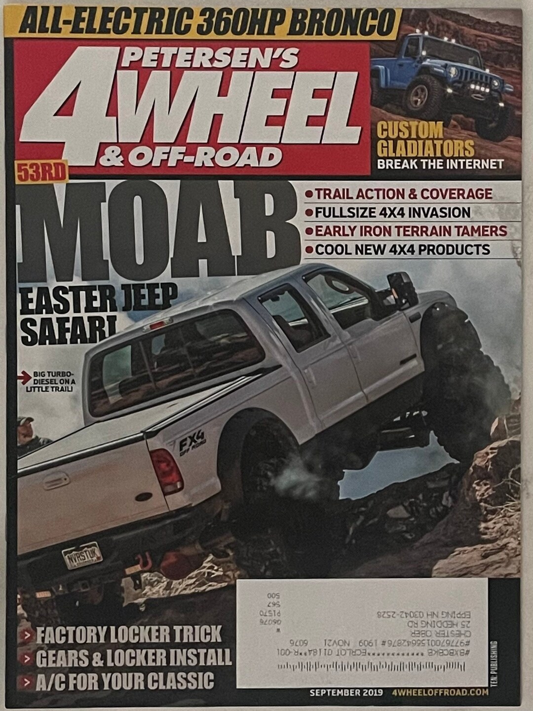 Petersen's 4-wheel & off Road Magazine September 2019 - Etsy