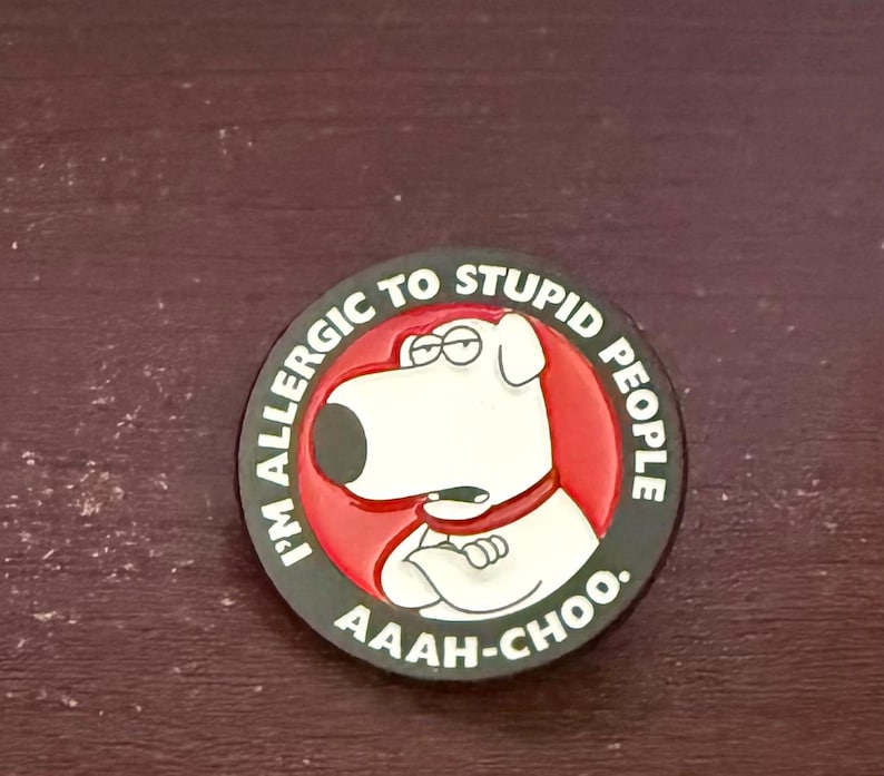 Brian Griffin Enamel Pin – Family Guy Inspired Pin Badge – “i’m ...