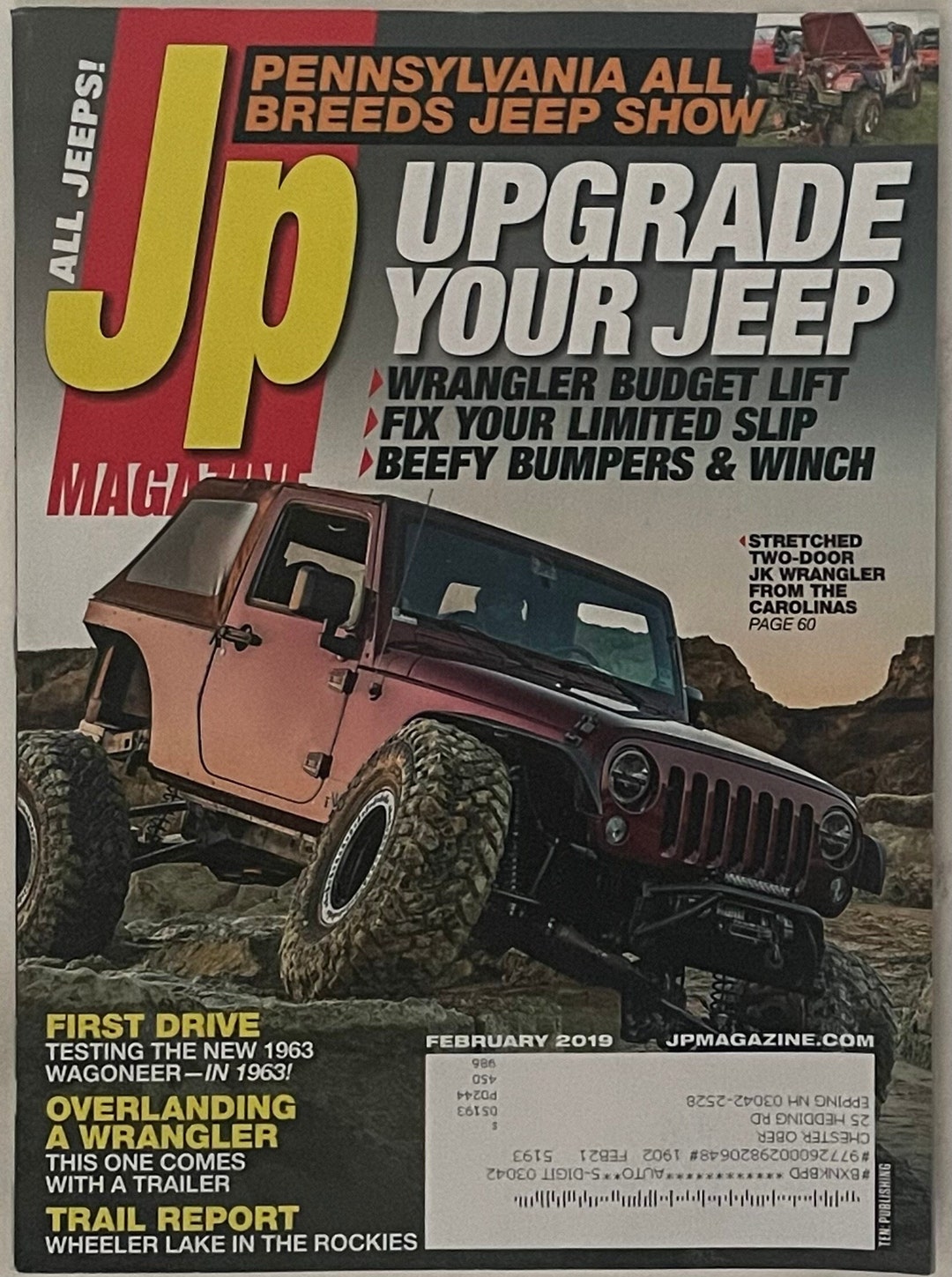 JP Magazine Upgrade Your Jeep February 2019 - Etsy