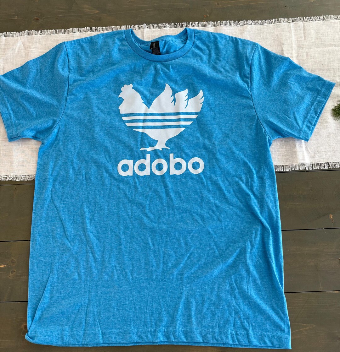 Filipino Adobo Chicken T-shirt | Blue Graphic Tee | Gildan Brand | Size ...