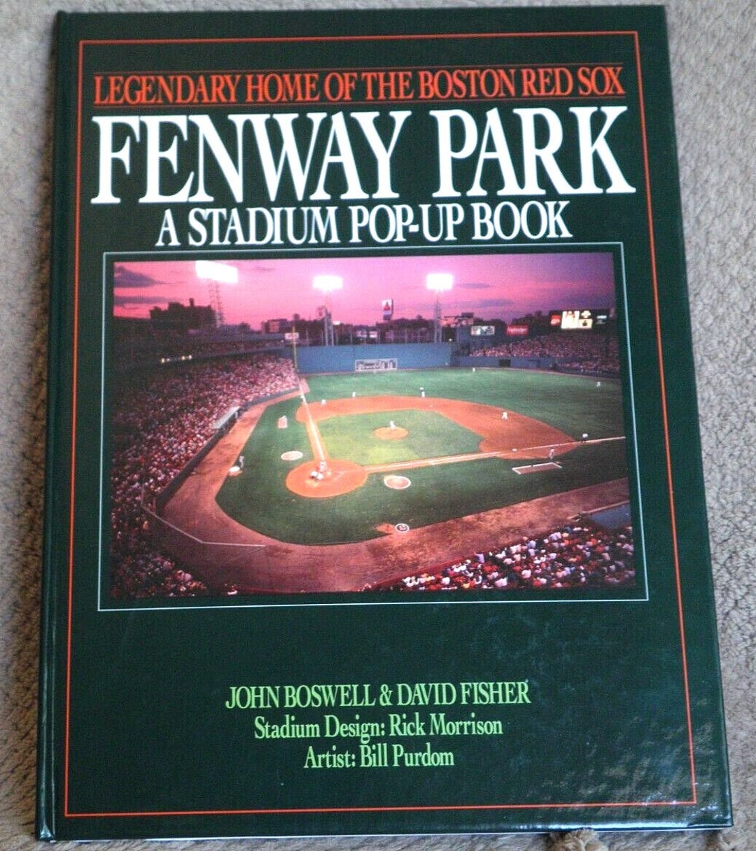 Fenway Park A Stadium Pop-up Book: Legendary Home of the - Etsy