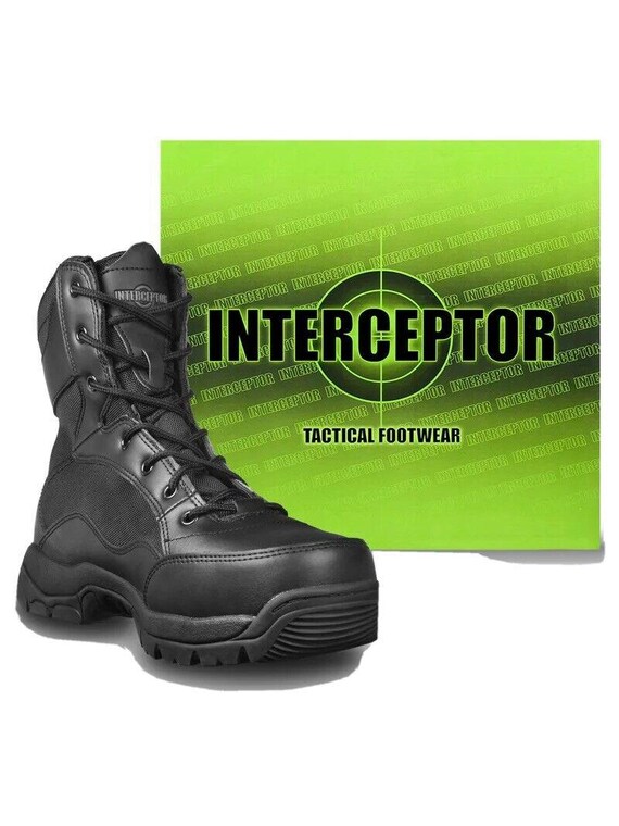 interceptor mens boots steel - Gem