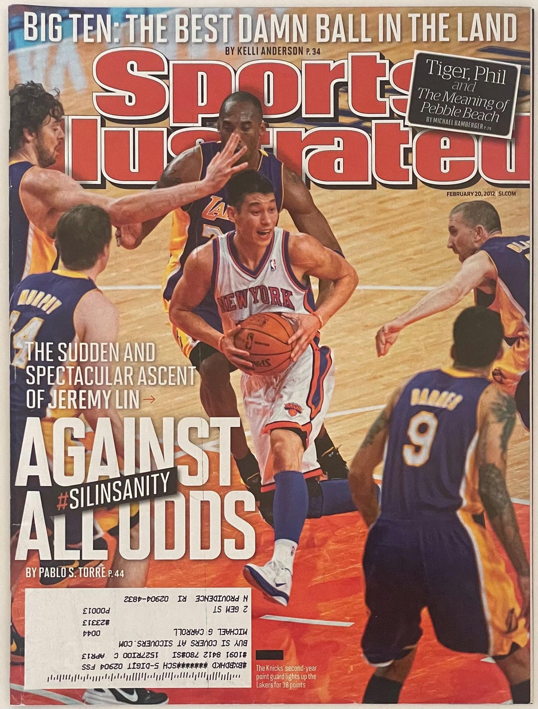 Sports Illustrated February 20, 2012 New York Knicks Jeremy Lin - Etsy