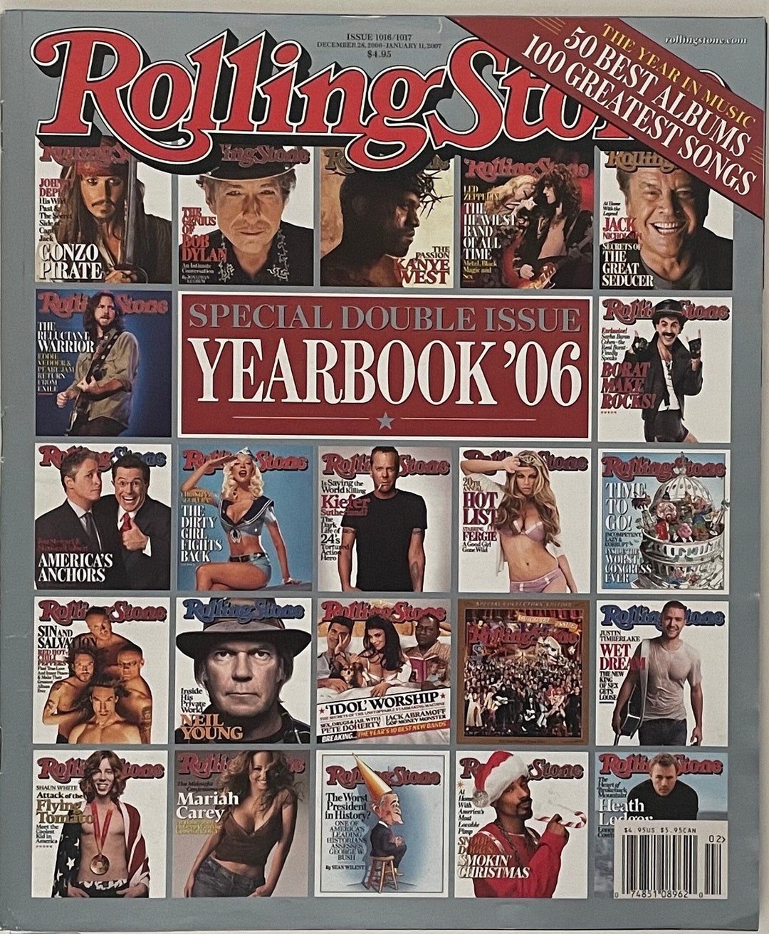 Rolling Stone Magazine #1016-#1017 Special Double Issue Yearbook' 06 ...