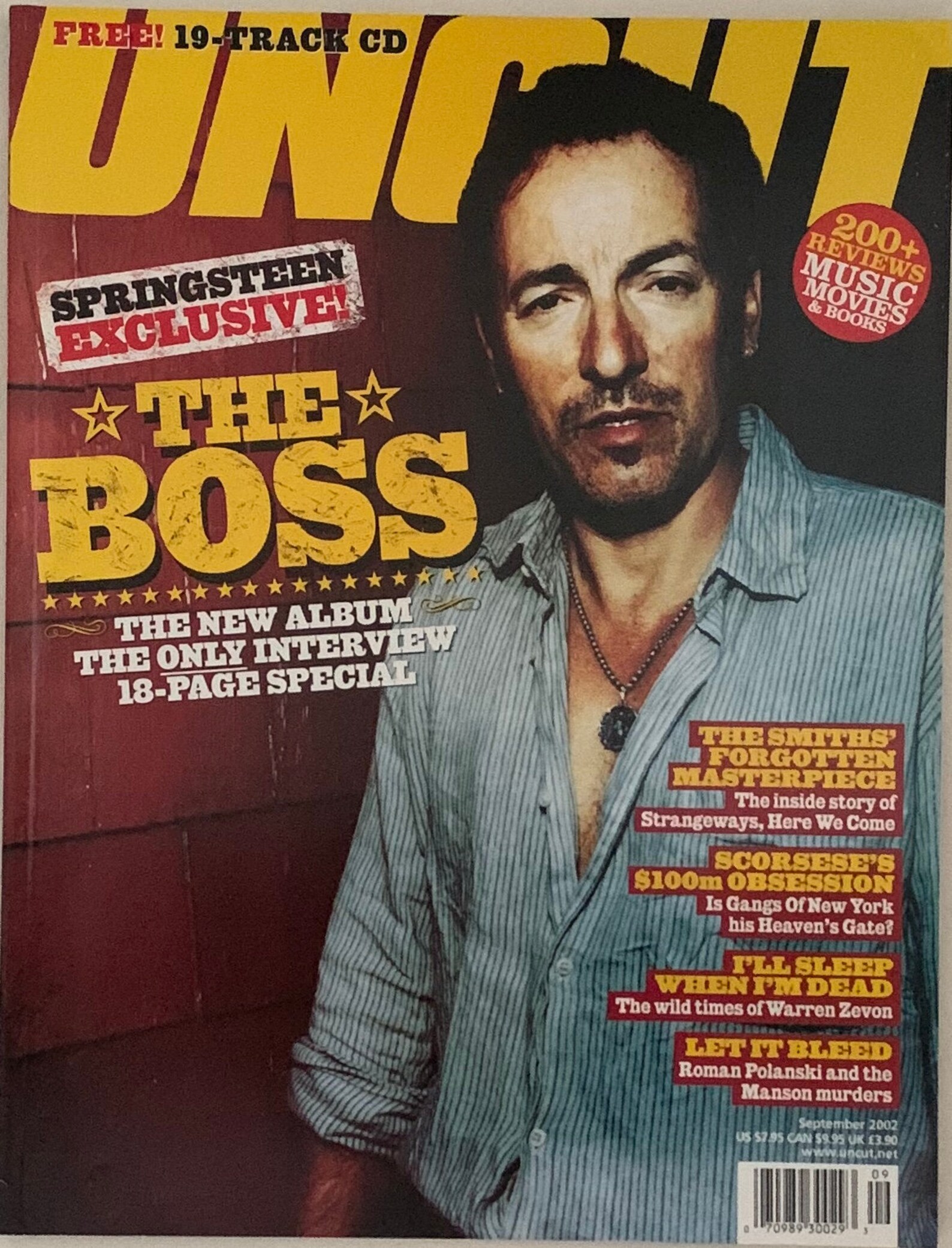 Uncut Magazine Bruce Springsteen September 2002 | Etsy