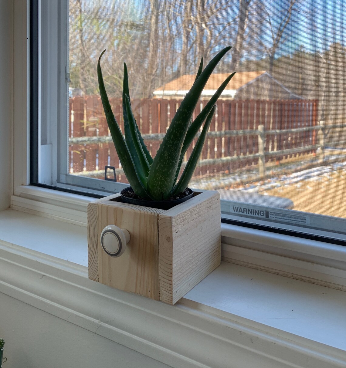 Reclaimed Wood / Pallet Window Planter Box With Vintage | Etsy