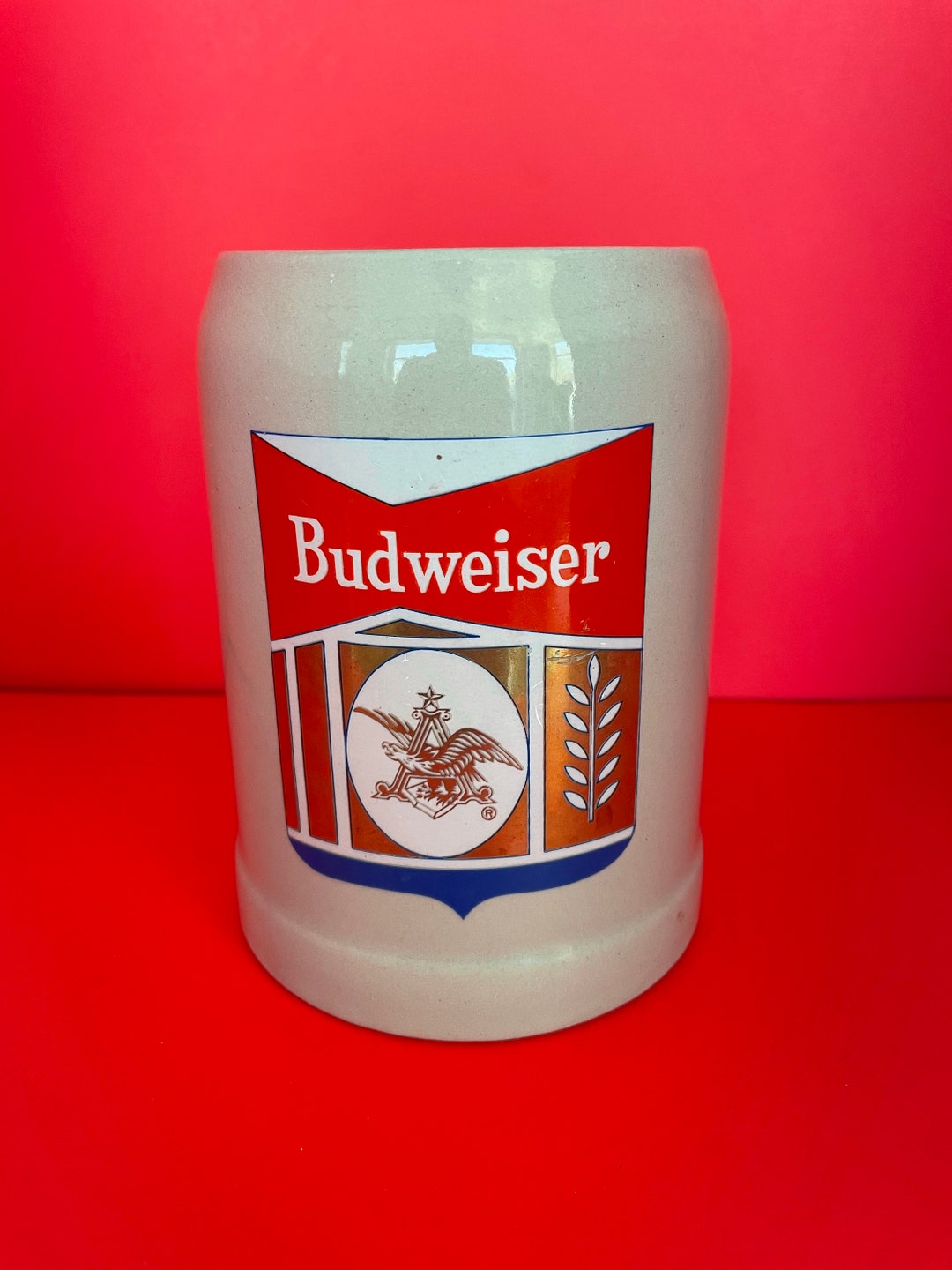 Vintage Gerz W. Germany Budweiser Anheuser Busch Stoneware Stein .5 ...
