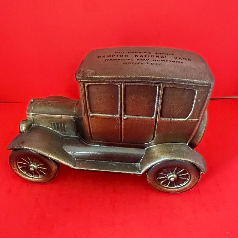 Vintage 1926 Model T Ford Coin Bank Hampton National Bank - Hampton, NH ...
