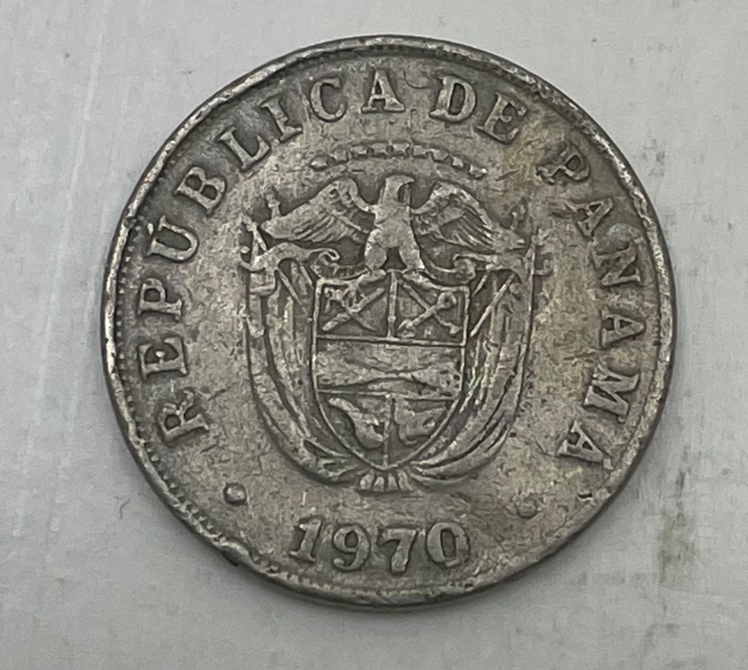 1970 Republica De Panama 5 Centimos De Balboa Coin - Etsy