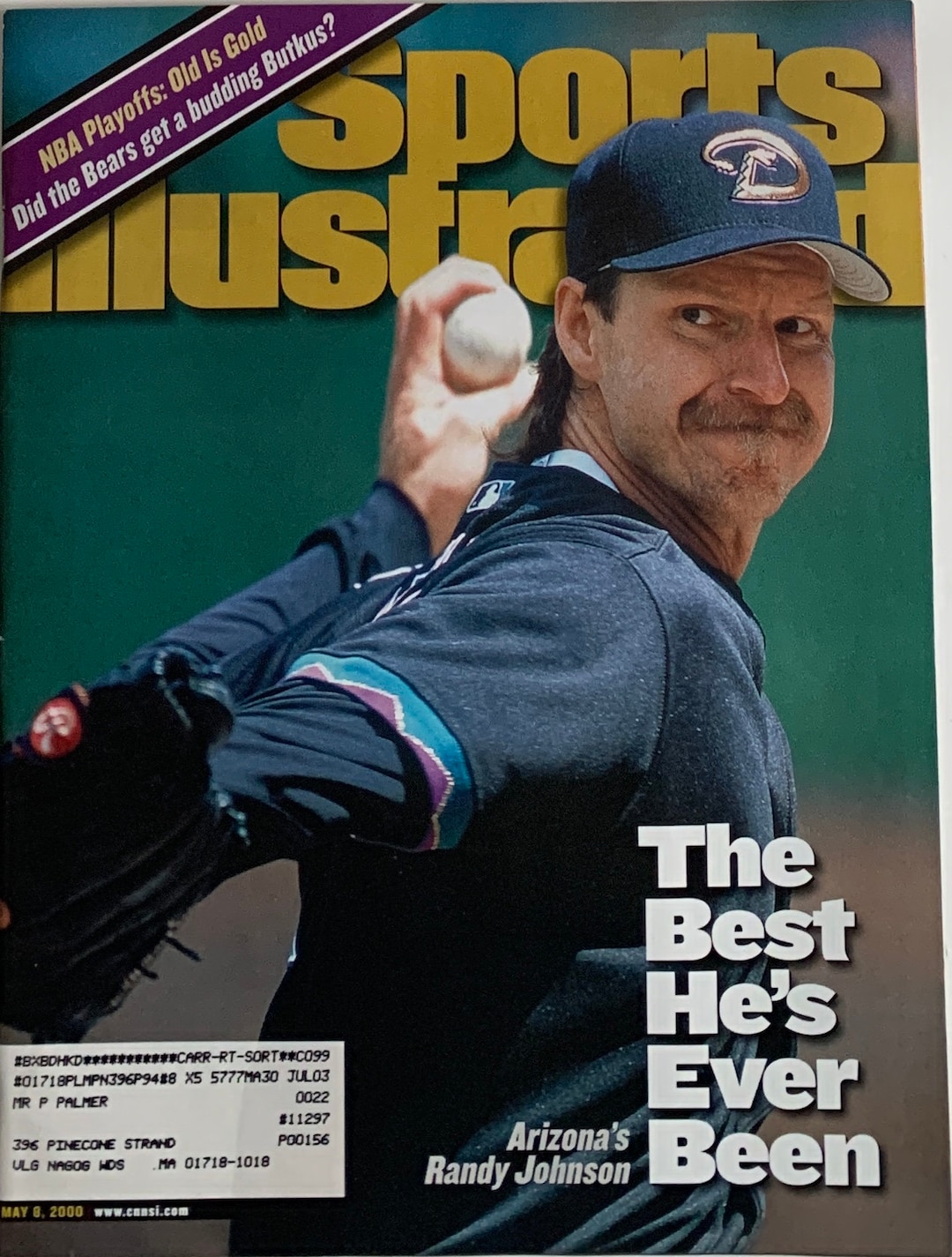 Collectible Sport Illustrated Magazine Randy Johnson Arizona ...