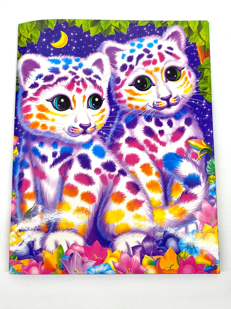 Lisa Frank 'sasha & Shanti' Leopard 3 Hole Folder - Etsy