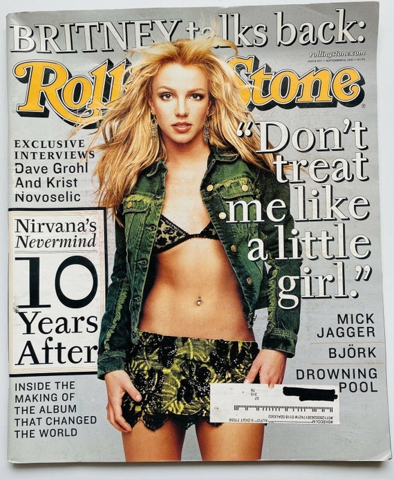 Vintage 2001 Britney Spears Rolling Stone Magazine - Etsy