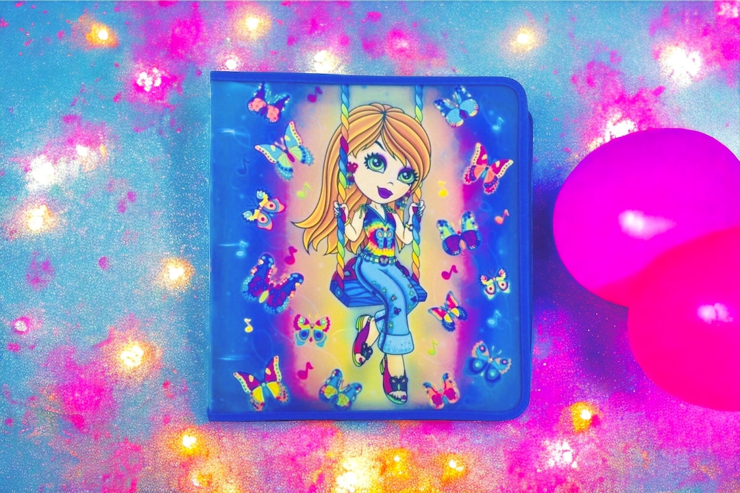 Vintage 1990s Lisa Frank Butterfly 3 Ring Jumbo Binder - Etsy