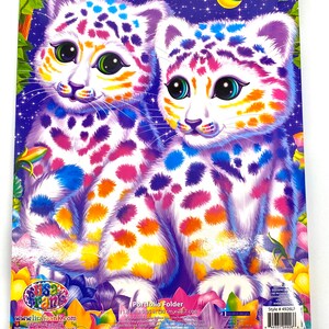 Lisa Frank 'sasha & Shanti' Leopard 3 Hole Folder - Etsy