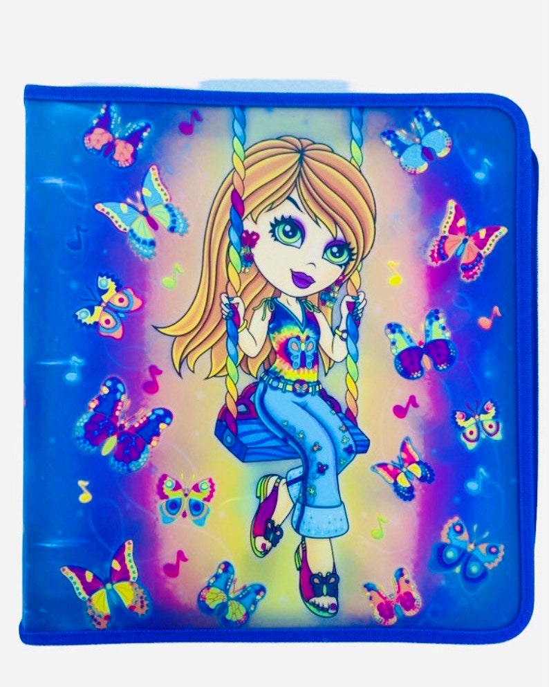 Vintage 1990s Lisa Frank Butterfly 3 Ring Jumbo Binder - Etsy