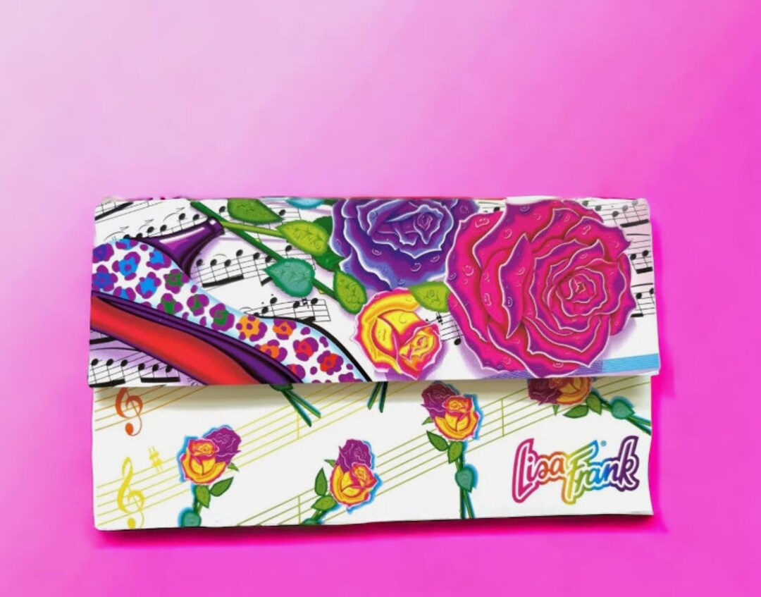 Vintage 1990s Lisa Frank Roses Tri-fold Stationary Card - Etsy