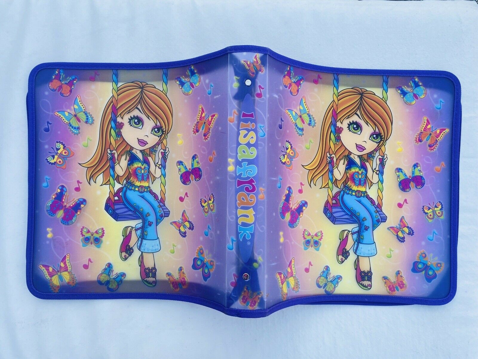 Vintage 1990s Lisa Frank Butterfly 3 Ring Jumbo Binder | Etsy