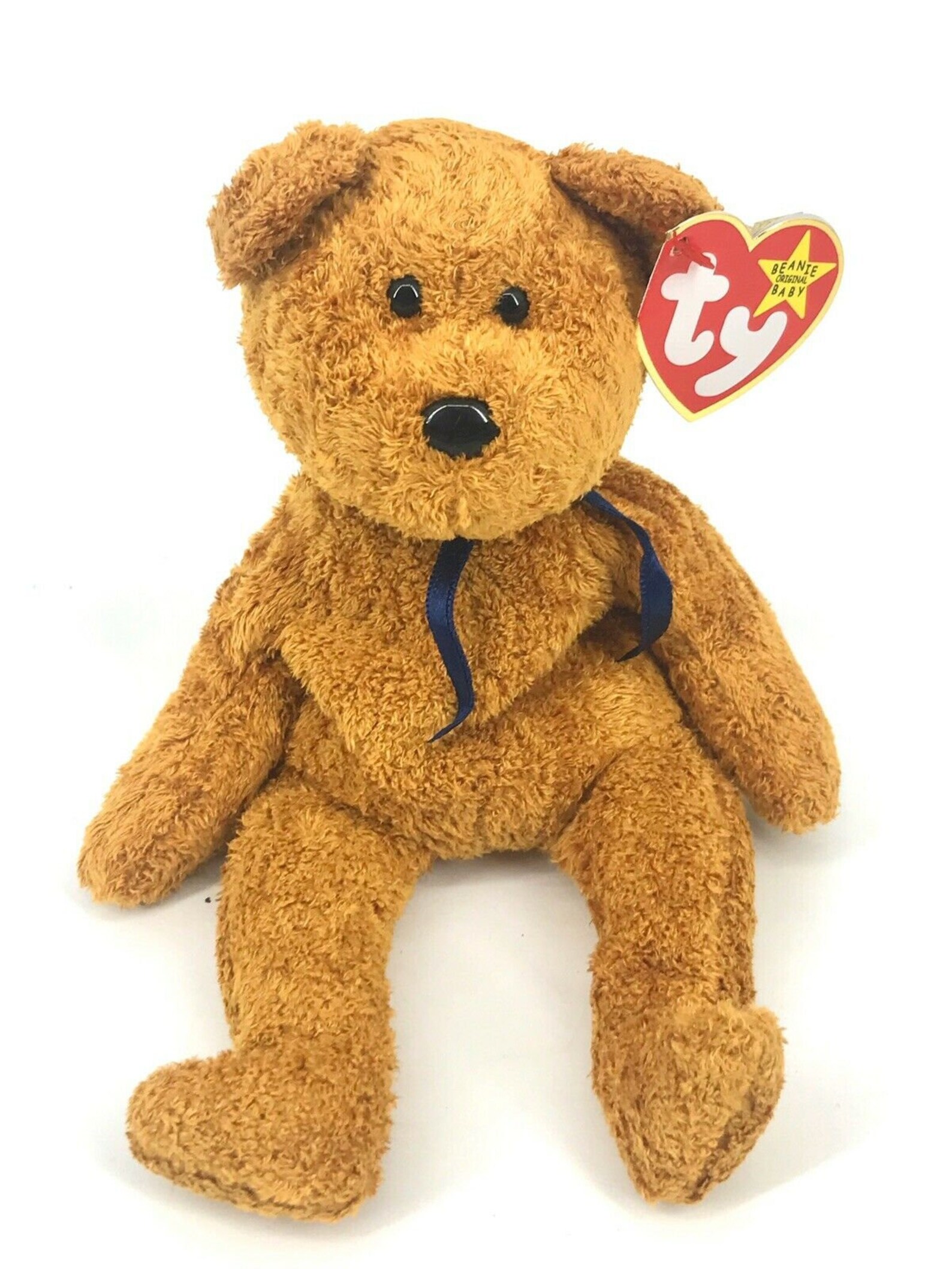 Vintage 1999 TY fuzz Bear Original Beanie Baby - Etsy