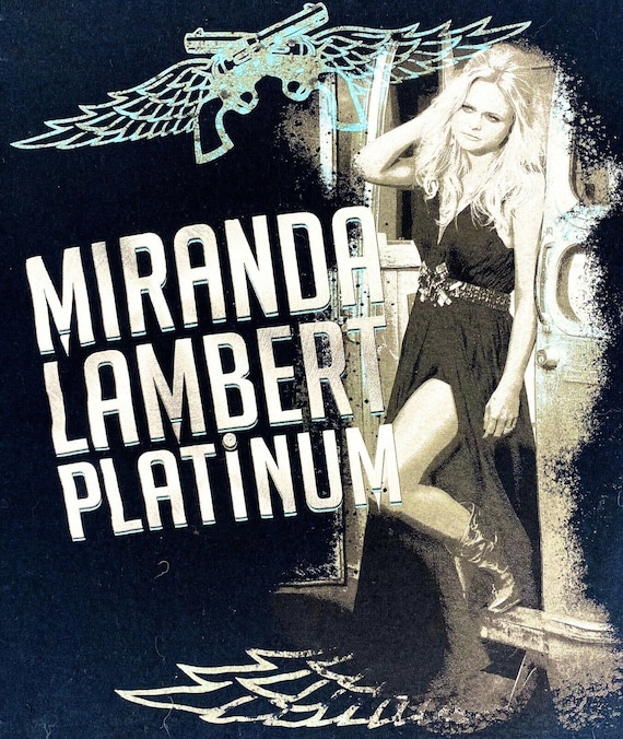 Vintage Miranda Lambert Platinum Tour T-Shirt Size: S… - Gem