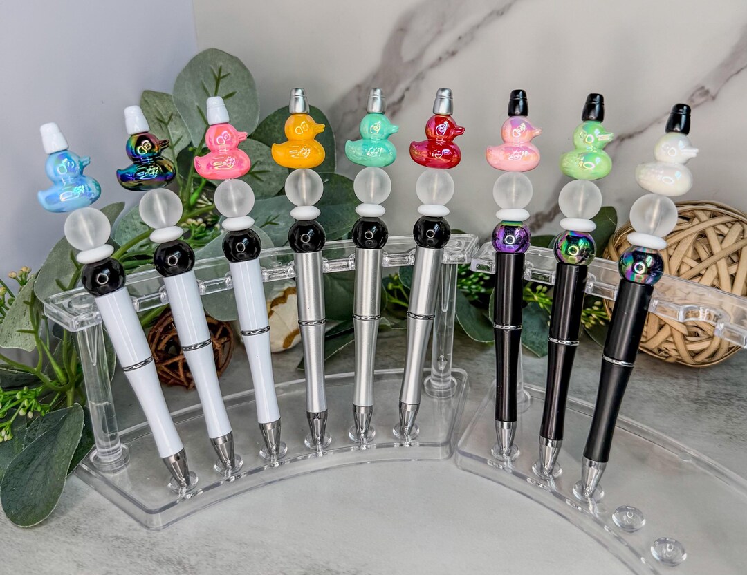 Iridescent Duck Bead Pens: Quack up Your Writing! - Etsy