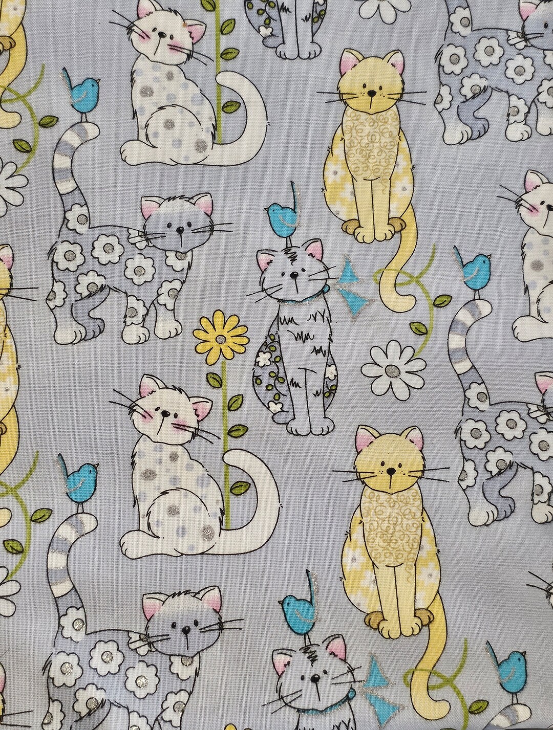Sparkly Grey Kitty Crinkly Catnip Mats, Padded Catnip Bed, Crinkly Toys ...