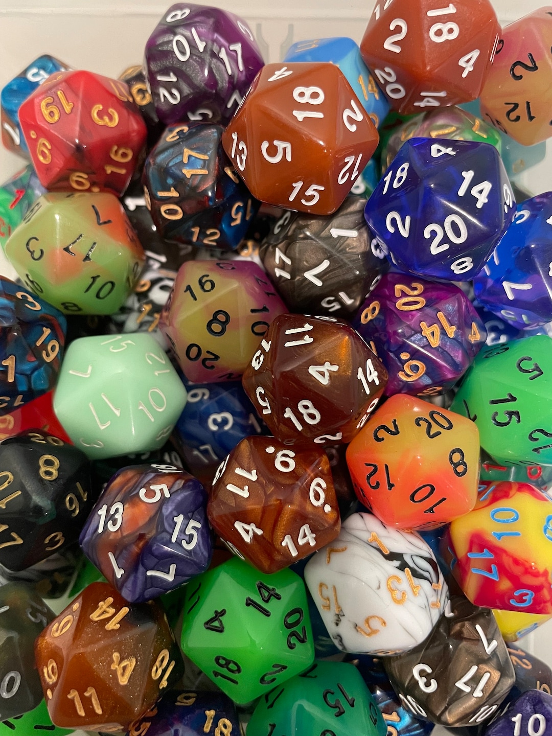Dice Color Mix & Match for Dice-filled Drinkware - Add on Only! - Etsy