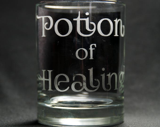 Potion of Healing Cocktail Glass Whiskey Tumbler - Etsy
