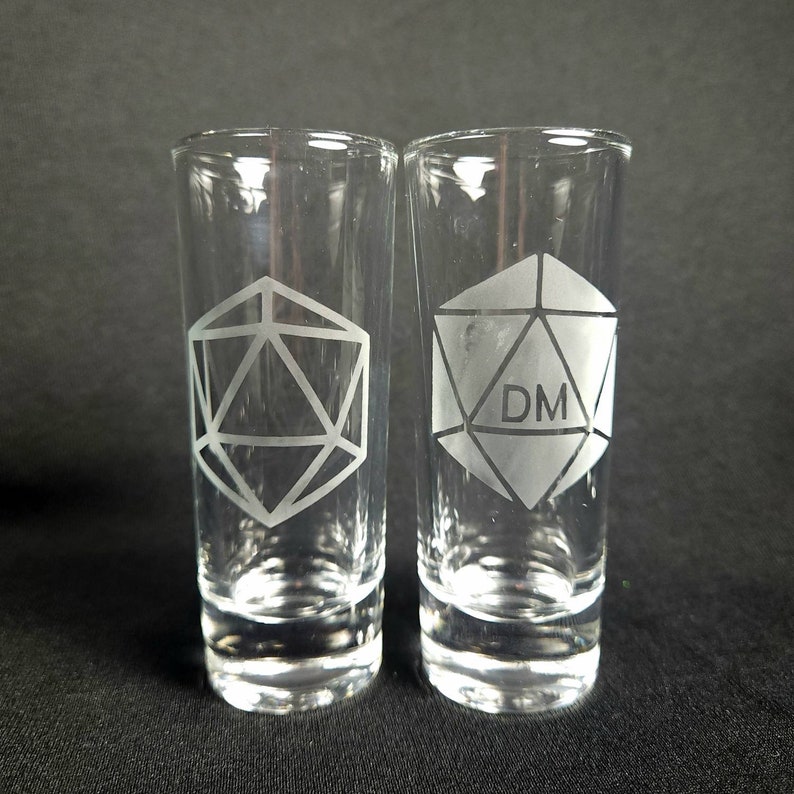 Dnd Class Double Shot Glass - Etsy